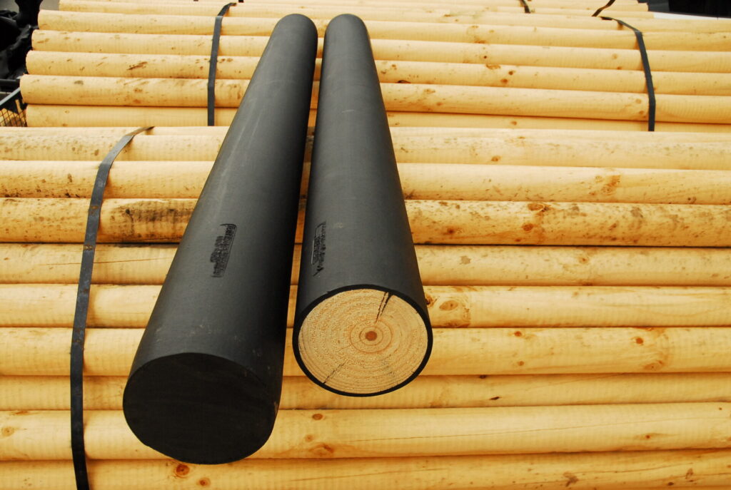 Woodshield Timber Post White - Pine Timber Products